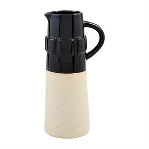 Black Two-Tone Pitcher – Olive Tree Marketplace